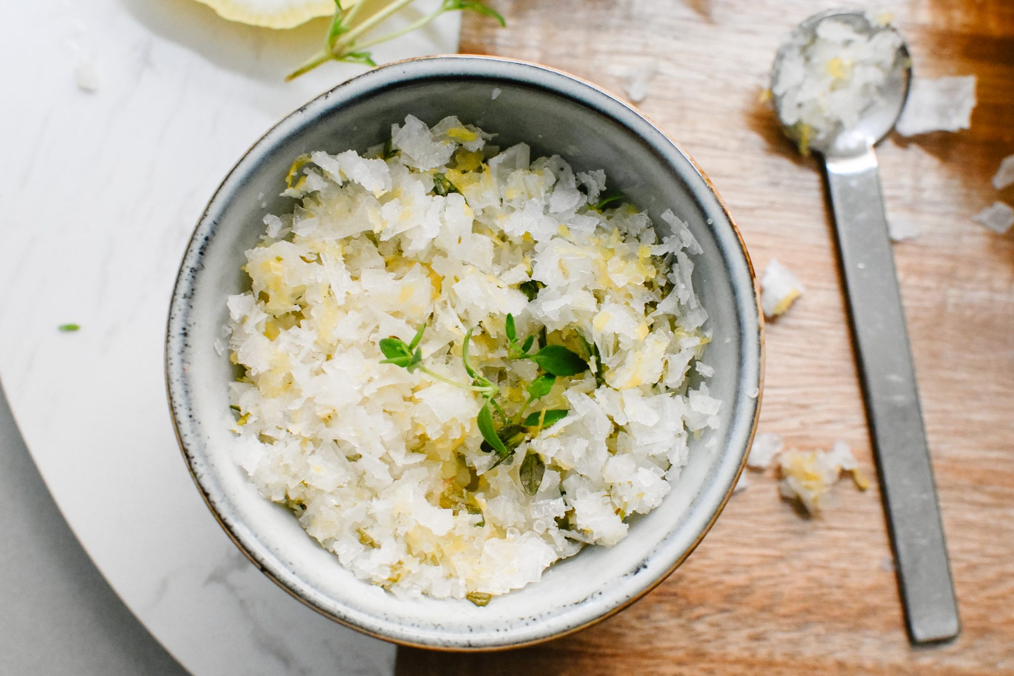 Recept | citroenzout met tijm - So Celebrate! - vier de seizoenen