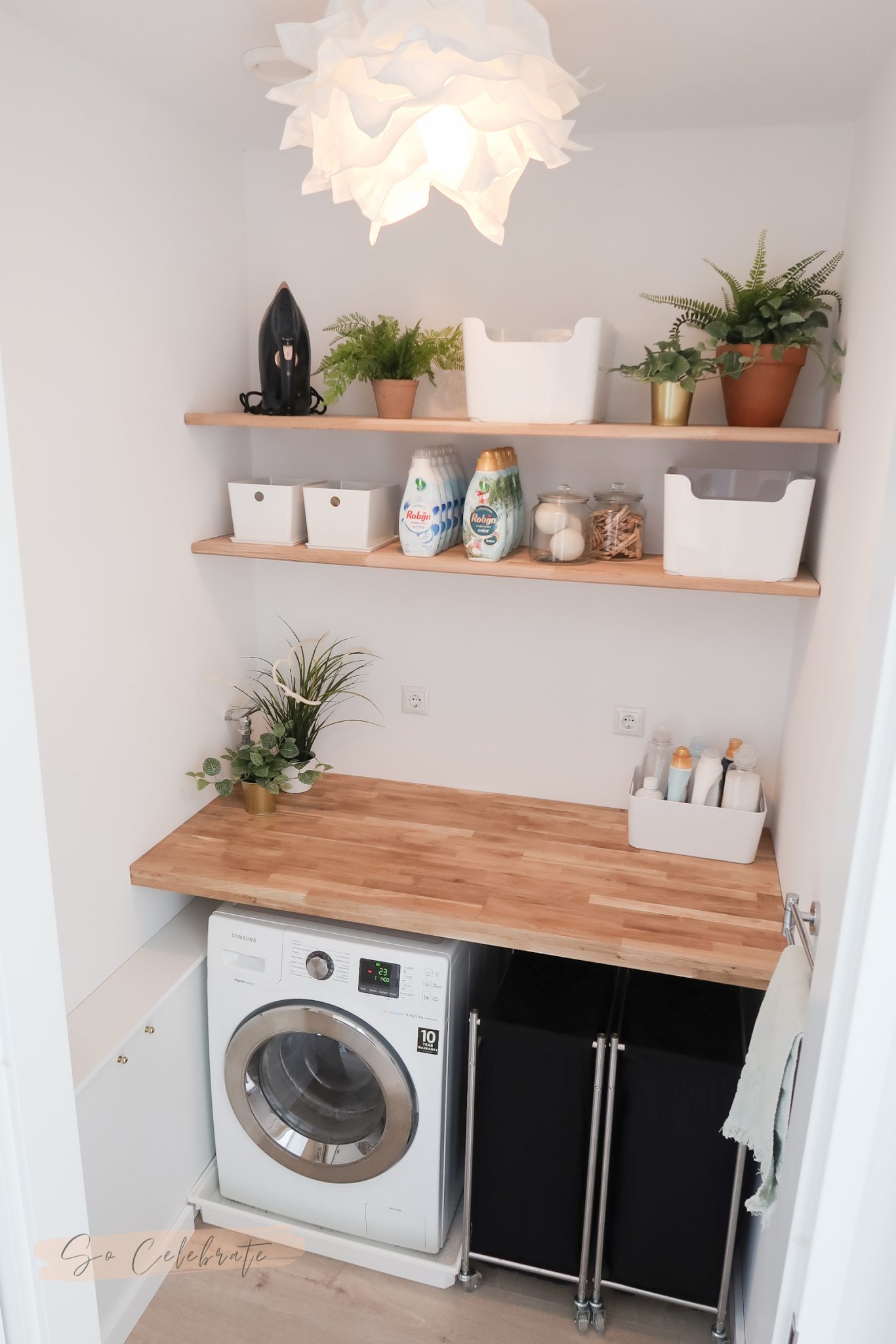 Klein washok inrichten | wasruimte make-over! - So Celebrate! - vier de ...