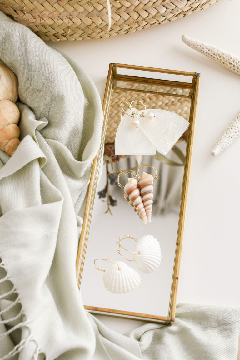 Oorbellen van schelpen maken: 3 mooie designs - So Celebrate!